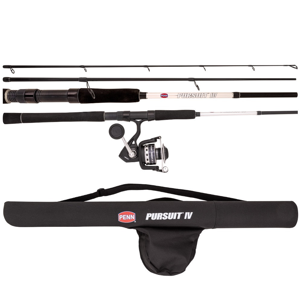 PENN PURSUIT IV 4000 / 602MH 8-15KG TRAVEL COMBO PRE SPOOLED BRAID ...