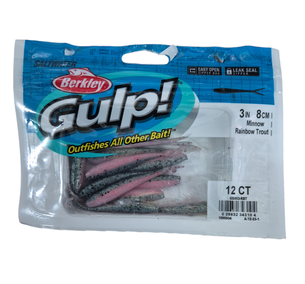 Berkley GULP 3″ MINNOW RAINBOW TROUT 8PK – Allways Angling